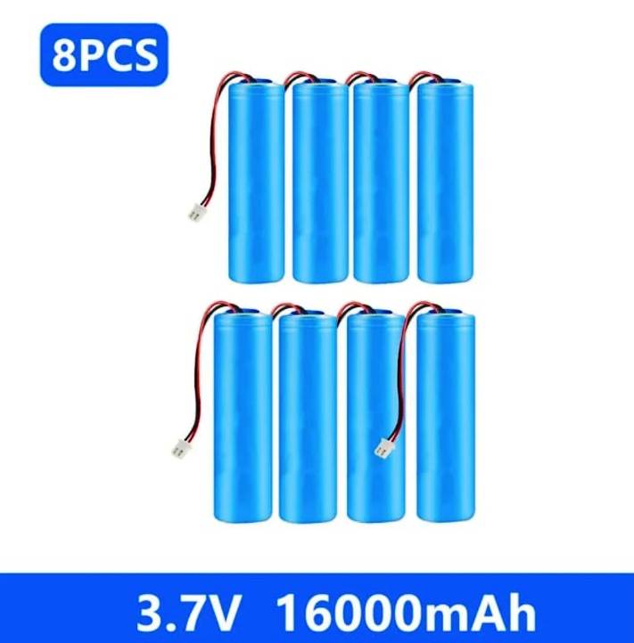 HEAVY WEIGHT 3.7V 18650 JST Connector Lithium Batteries 18650 3.7V ...
