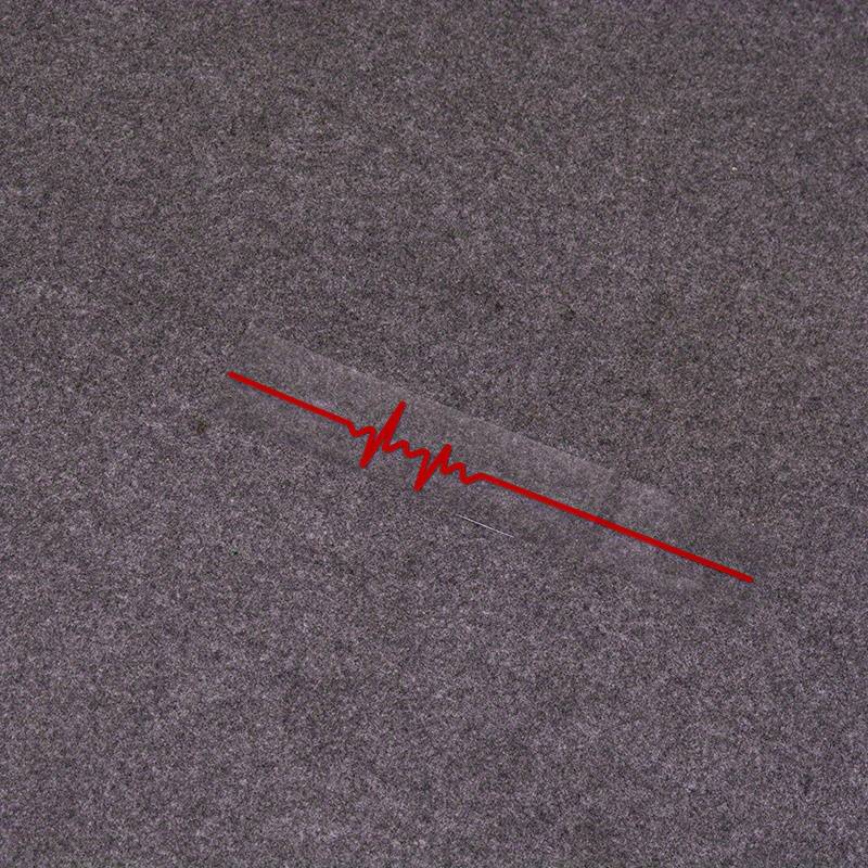 ECG Strip Car Stickers Vinyl Water proof Decals Cool Laser Reflective ...
