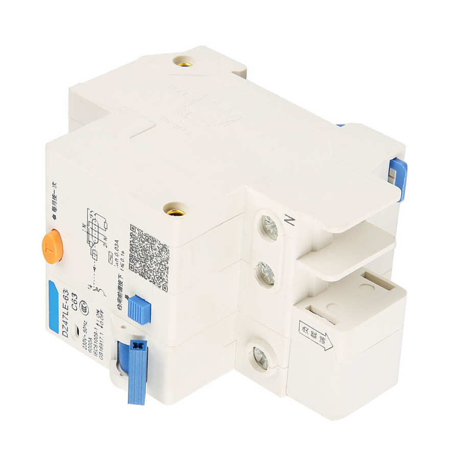 DZ47LE-63 1P+N C63 230V RCCB Residual Current Circuit Breaker 63A 30mA | Daraz.com.bd