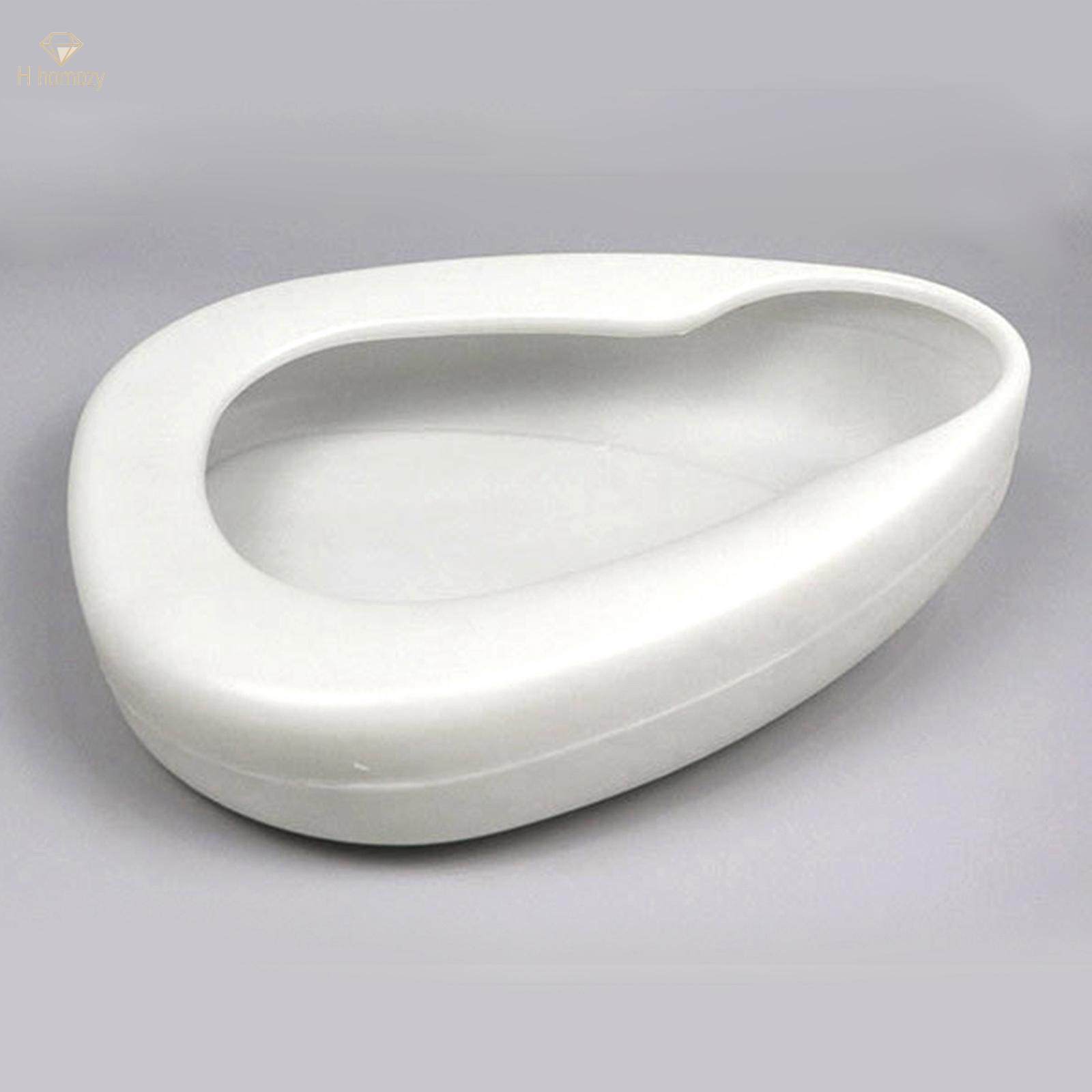 Portable Bedpan Lightweight Smooth Contoured Durable Stable Bed Pan for ...