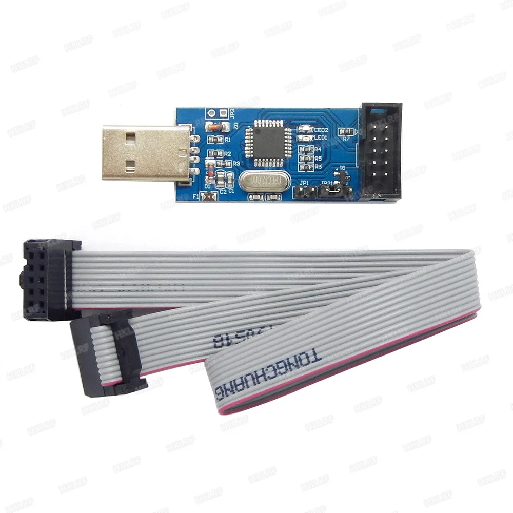 【3C VictoryEagle】USBASP Downloader AVR ISP ATMEGA8 + 10Pin Board ...