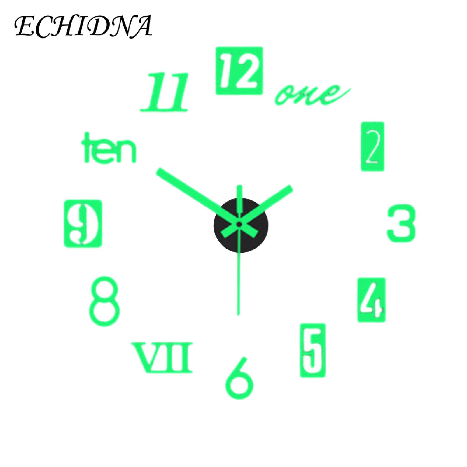 Premium Quality - ECHIDNA 3D Wall Clocks Precise Timing Creative ...