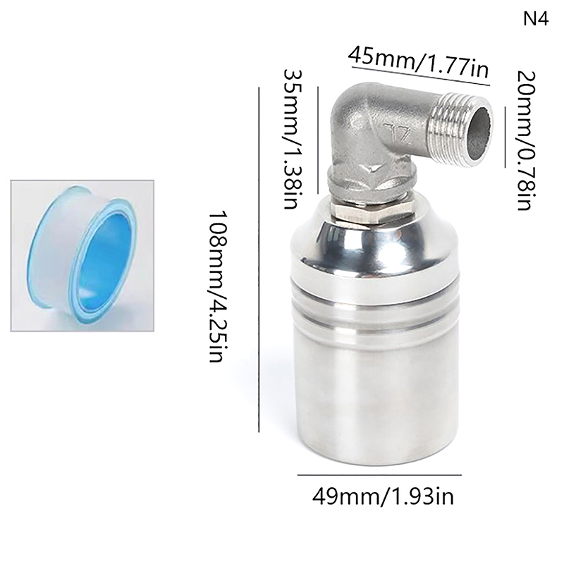 Stainless Steel Floating Ball Valve Automatic Water Level Control Valve ...