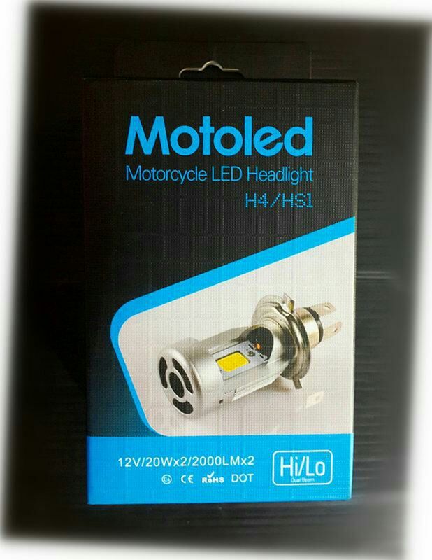Original Motoled LED Headlight For Any Bike | Daraz.com.bd