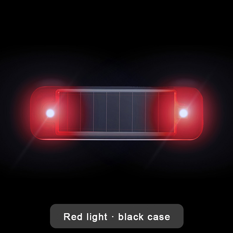 Mini LED Solar Power Car Warning Light Night Security Simulated Alarm ...