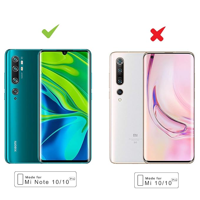 XIAOMI MI NOTE 10 PRO Full HD Curved Edge Liquid UV Tempered Glass ...