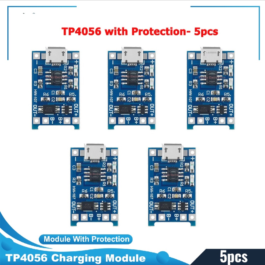 Tp4056 5PCS Lot 18650 Lithium Battery Charging Board Module Charger ...