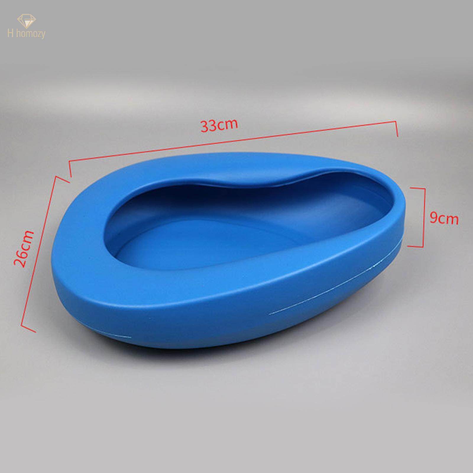 Portable Bedpan Lightweight Smooth Contoured Durable Stable Bed Pan for ...