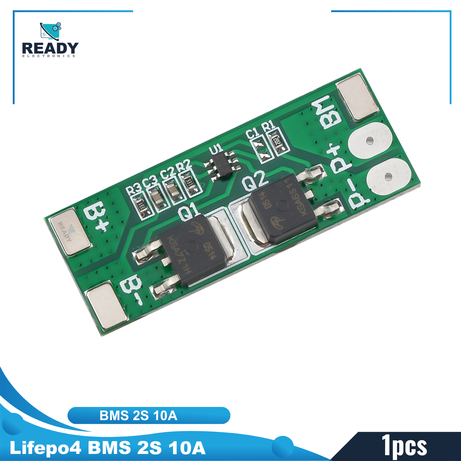 Lifepo4 BMS 2S 10A 6.4V Battery Charge Protection Board MOS BMS PCM For ...