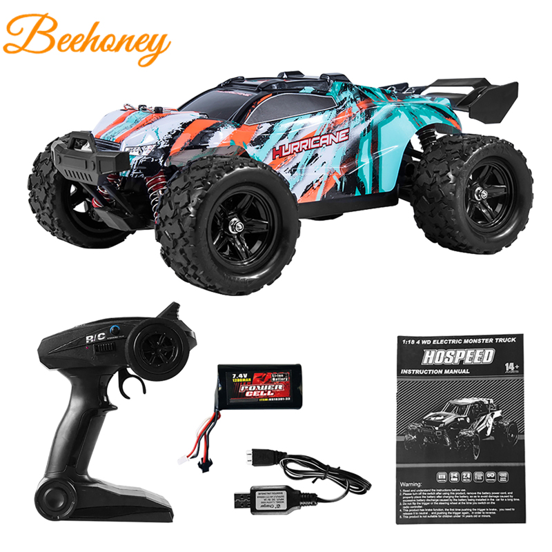 HS18321/18322 1:18 Remote Control Racing Car 2.4GHz 45Km/h Off-Road ...