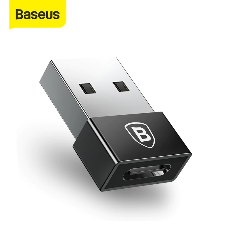 Baseus USB Male to Type C Female Cable OTG Adapter Converter Notebook ...