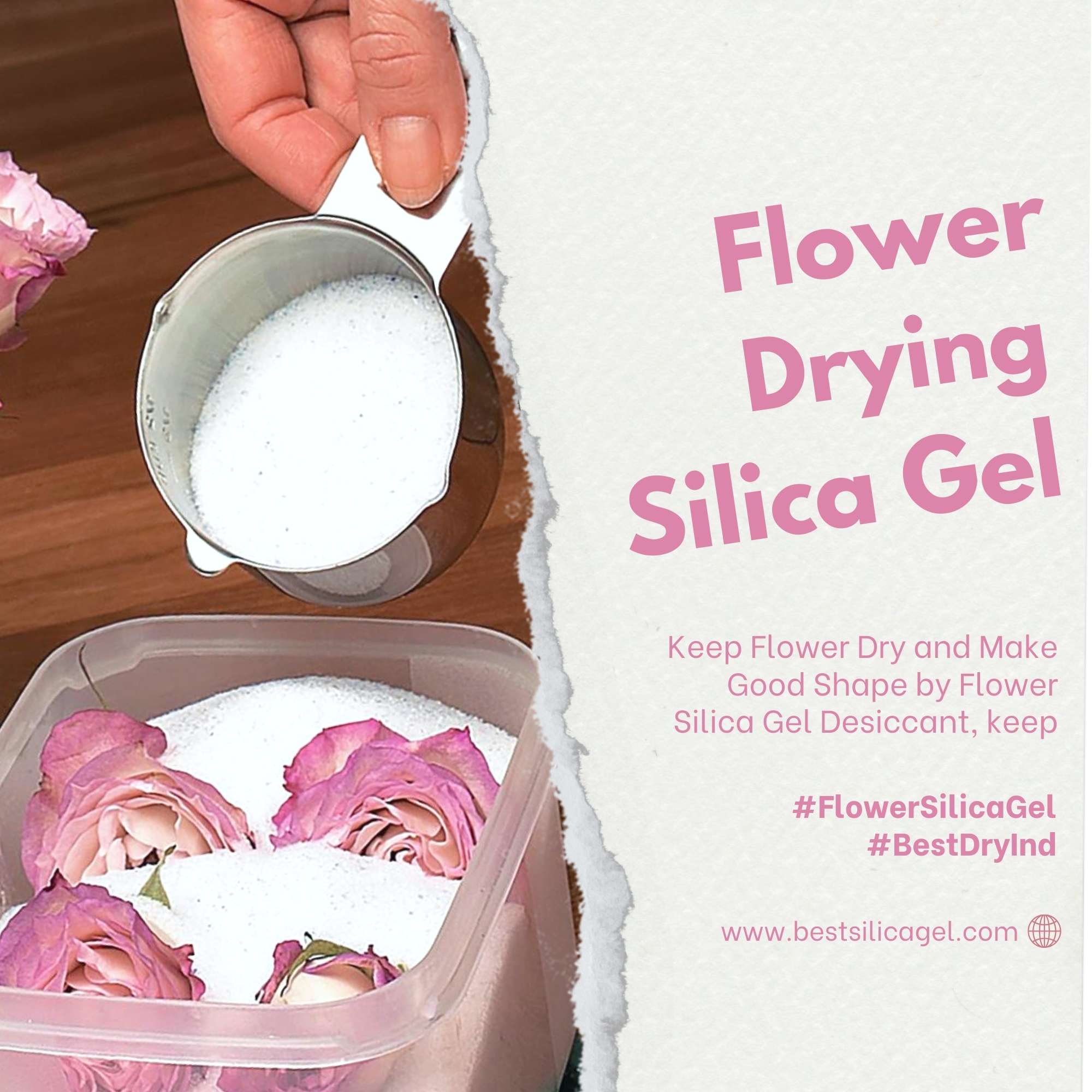 5 KGs Flower Drying Powder Silica Gel Desiccant Unique Choice Keep dry ...