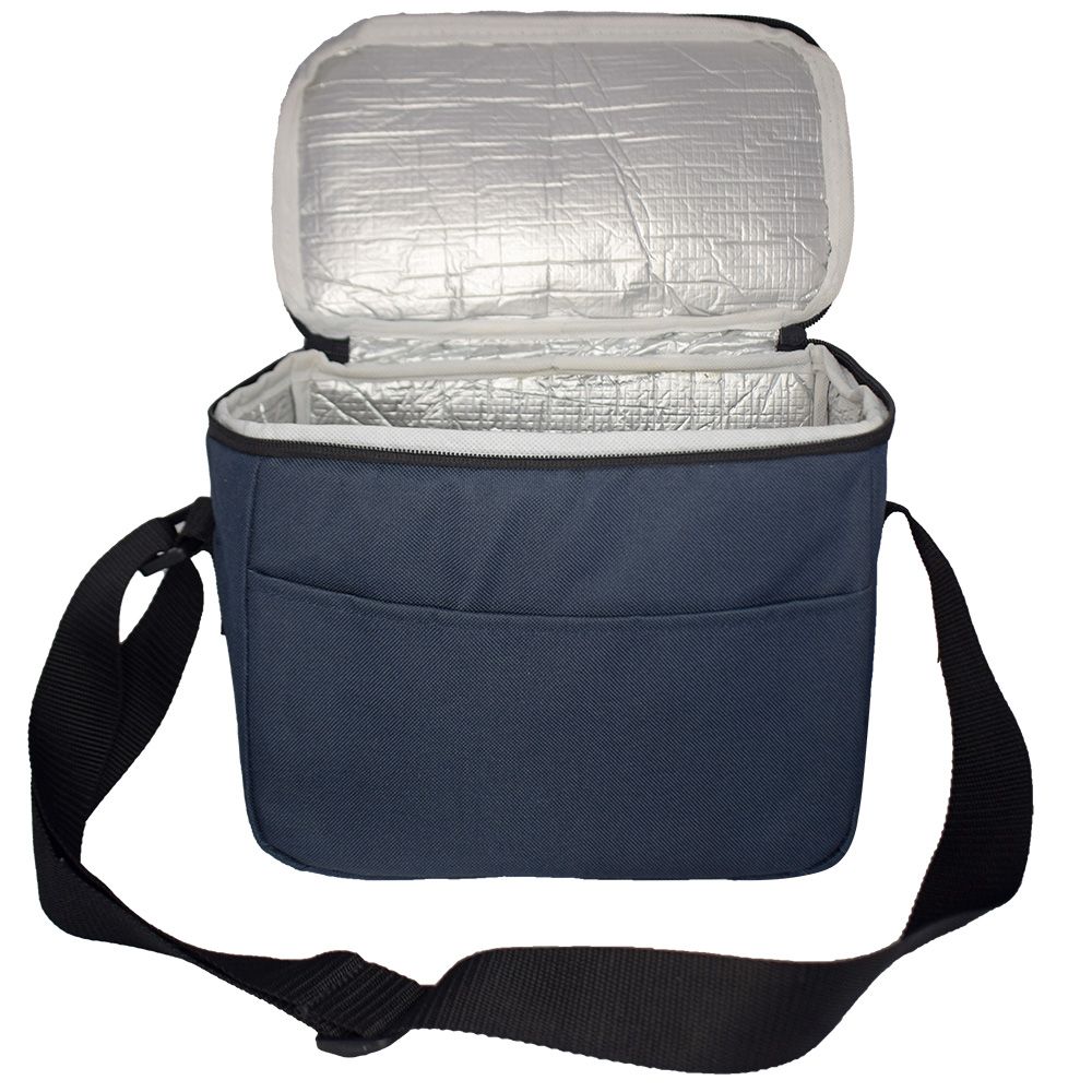 Thick Foil Layer Thermal Lunch Box Bag With Shoulder Belt Insulated ...