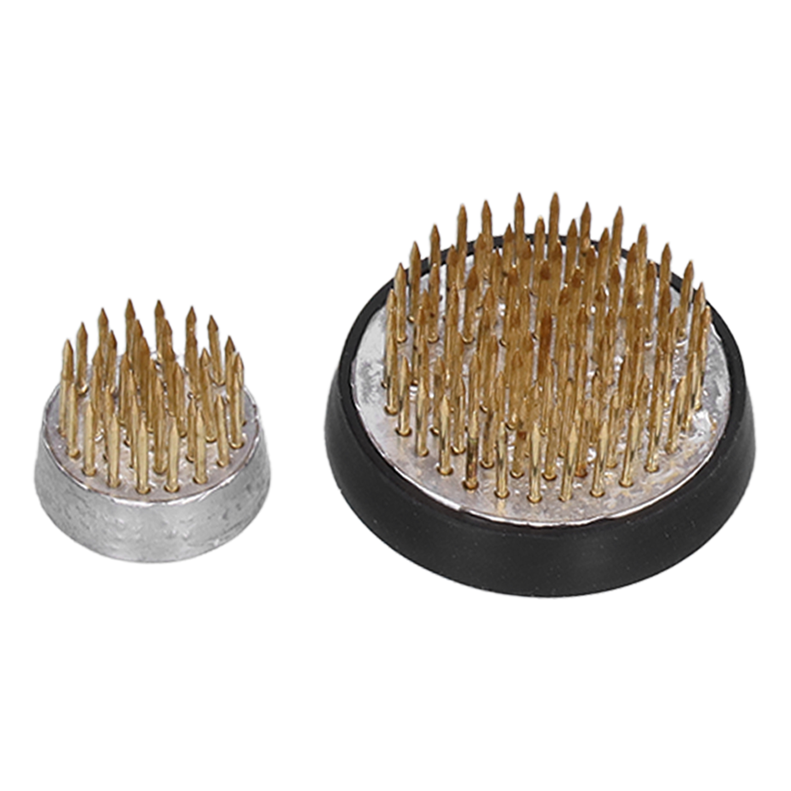 Lead Base Floral Brass Pin Flower Holder Kenzan Ikebana Style Arranging ...