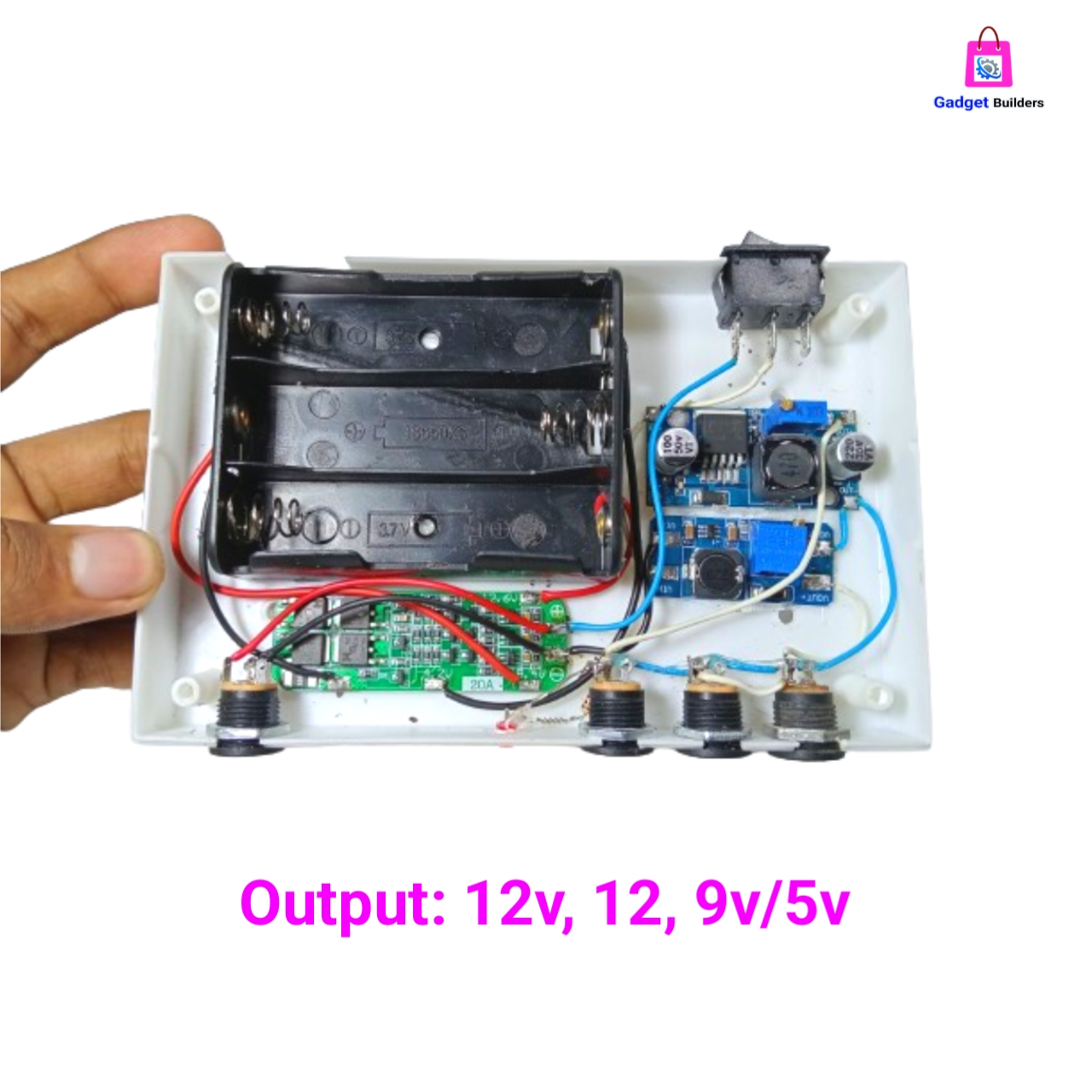 Mini Ups for Wi-Fi Router & Onu | Output 5/9-12-12V - Fix Output ...