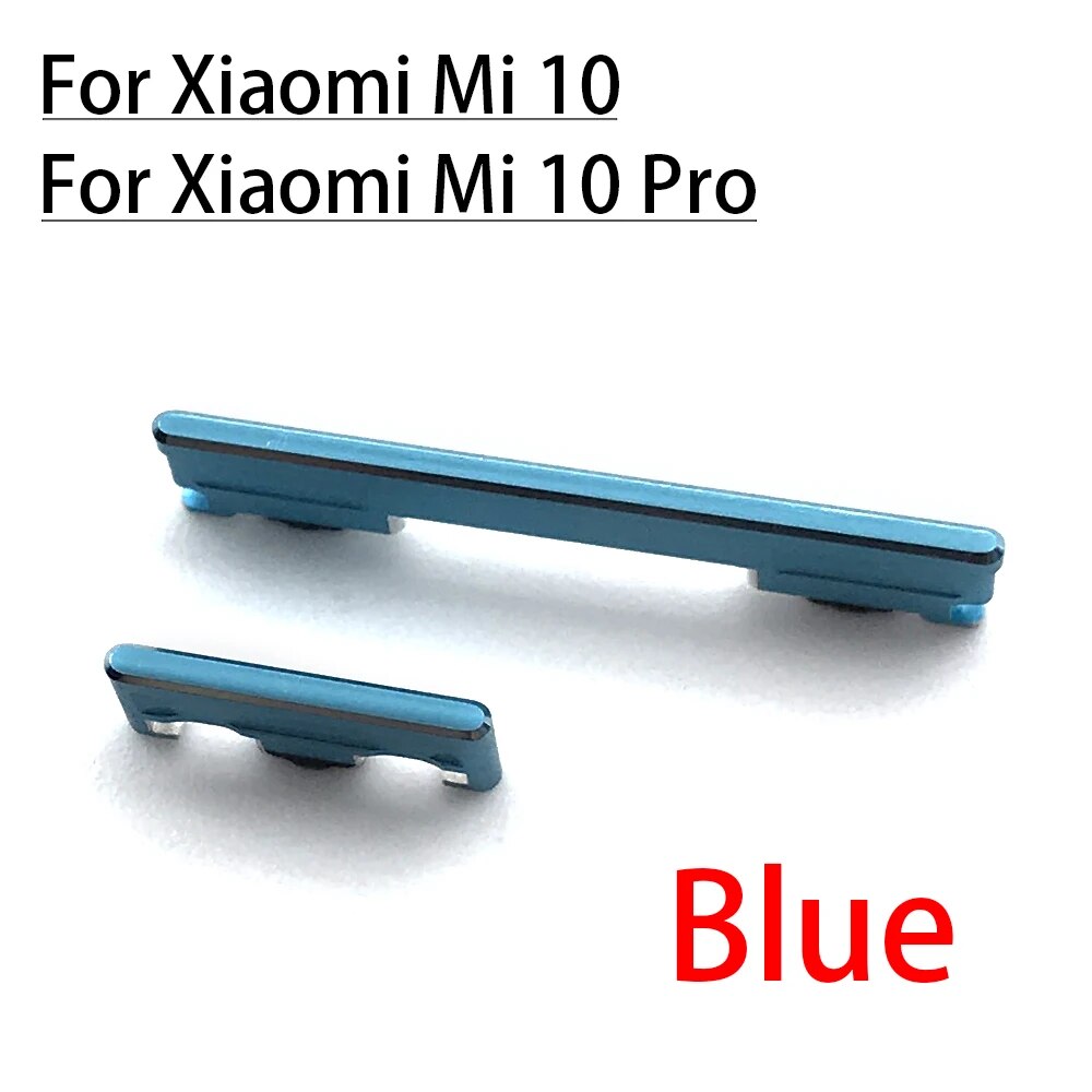 Original Side Power Key + Volume Button For Xiaomi Mi 10 Pro Redmi Note ...
