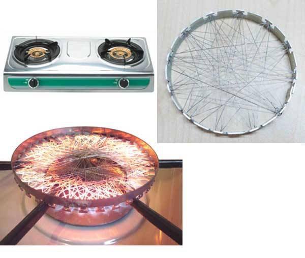 Gas Saving Net 1pcs, Stainless Steel Gas Energy Saver Net