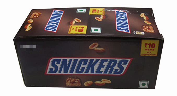 Snickers Chocolate (Indian) 12gm - 40Pcs Box | Daraz.com.bd