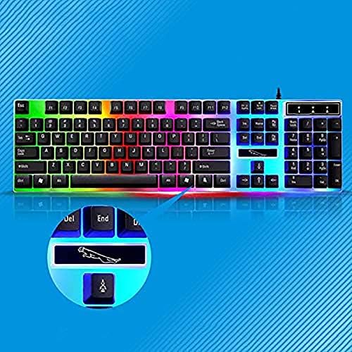SOONGO G21B Keyboard Wired USB Gaming Mouse Flexible Polychromatic LED ...