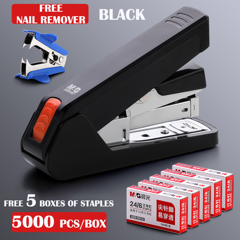 M G Heavy Duty Stapler Effortless Paper Stapling Machine 50 Sheet ...
