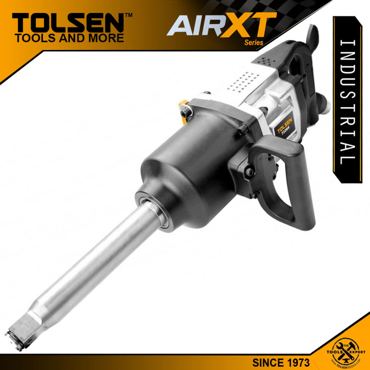 TOLSEN Long Nose Air Impact Wrench 1" Square Drive (3200Nm Torque ...
