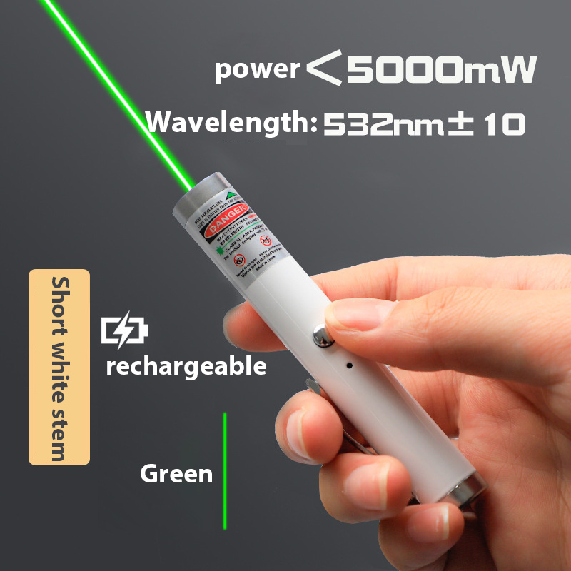 USB Charging Green Laser Pointer Powerfulr Super Power Laser Pen 711 ...