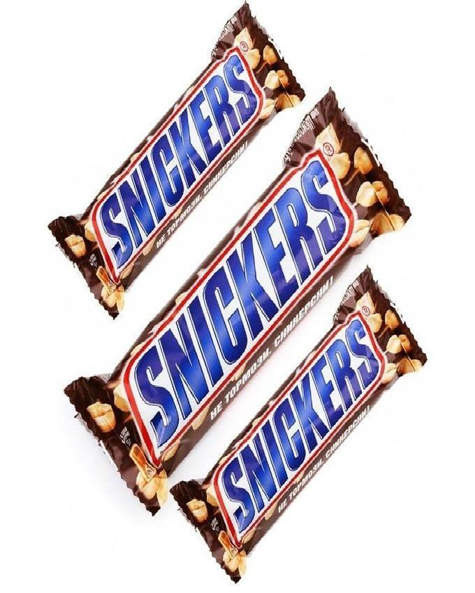 Snickers Chocolate Pack of 3 - 150g | Daraz.com.bd