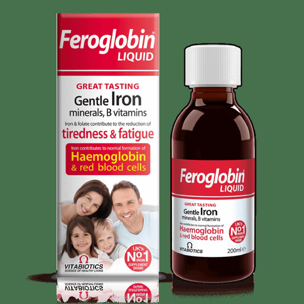 Feroglobin Gentle Iron Multivitamin Liquid 200ml UK | Daraz.com.bd