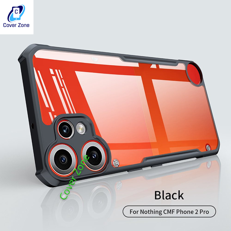 Nothing CMF Phone 2 Pro Xundd Protective Airbag Bumper Transparent Back ...