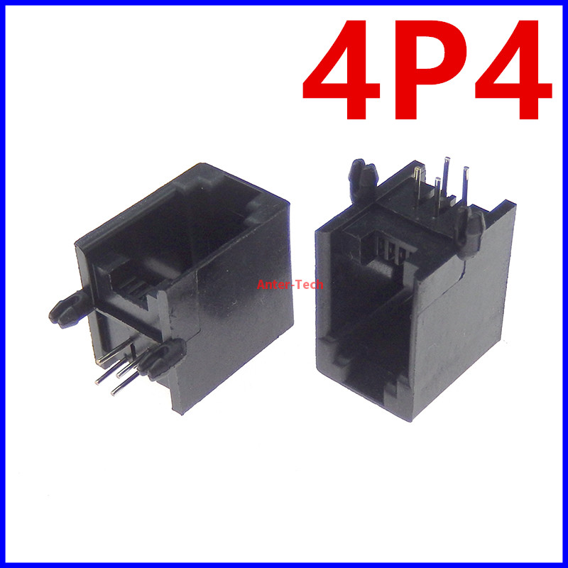 10 pcs RJ11 4P4C 6P6 6P4C 6P2C 8P8C Modular Network Jack Vertical Ports Sockets Female ...