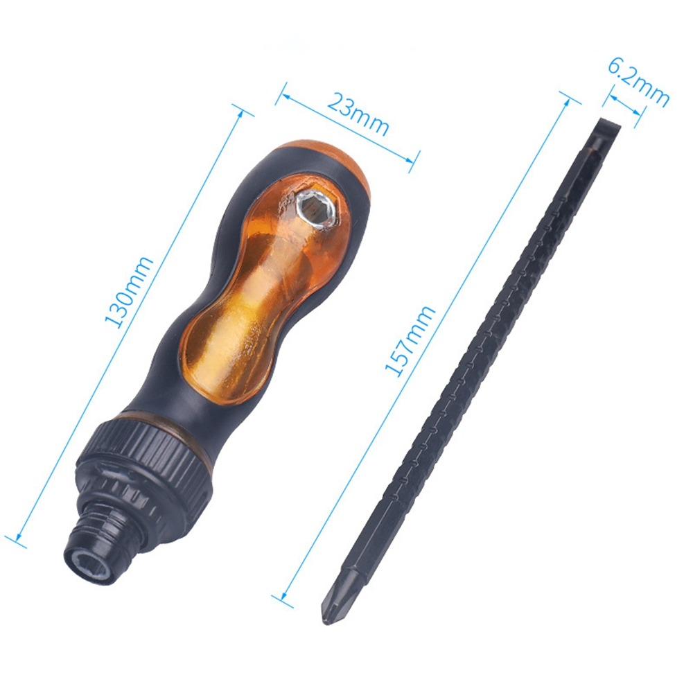 New Steel Telescopic Screwdriver Dual Purpose Hand Tool Ratchet ...