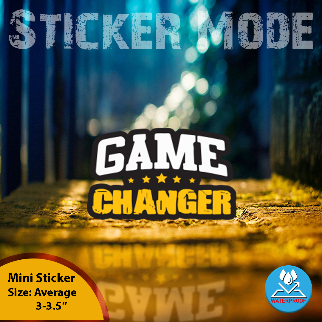 Sticker For Bike | Game Changer | ( Sticker_Mode ) Best Quality | Daraz ...