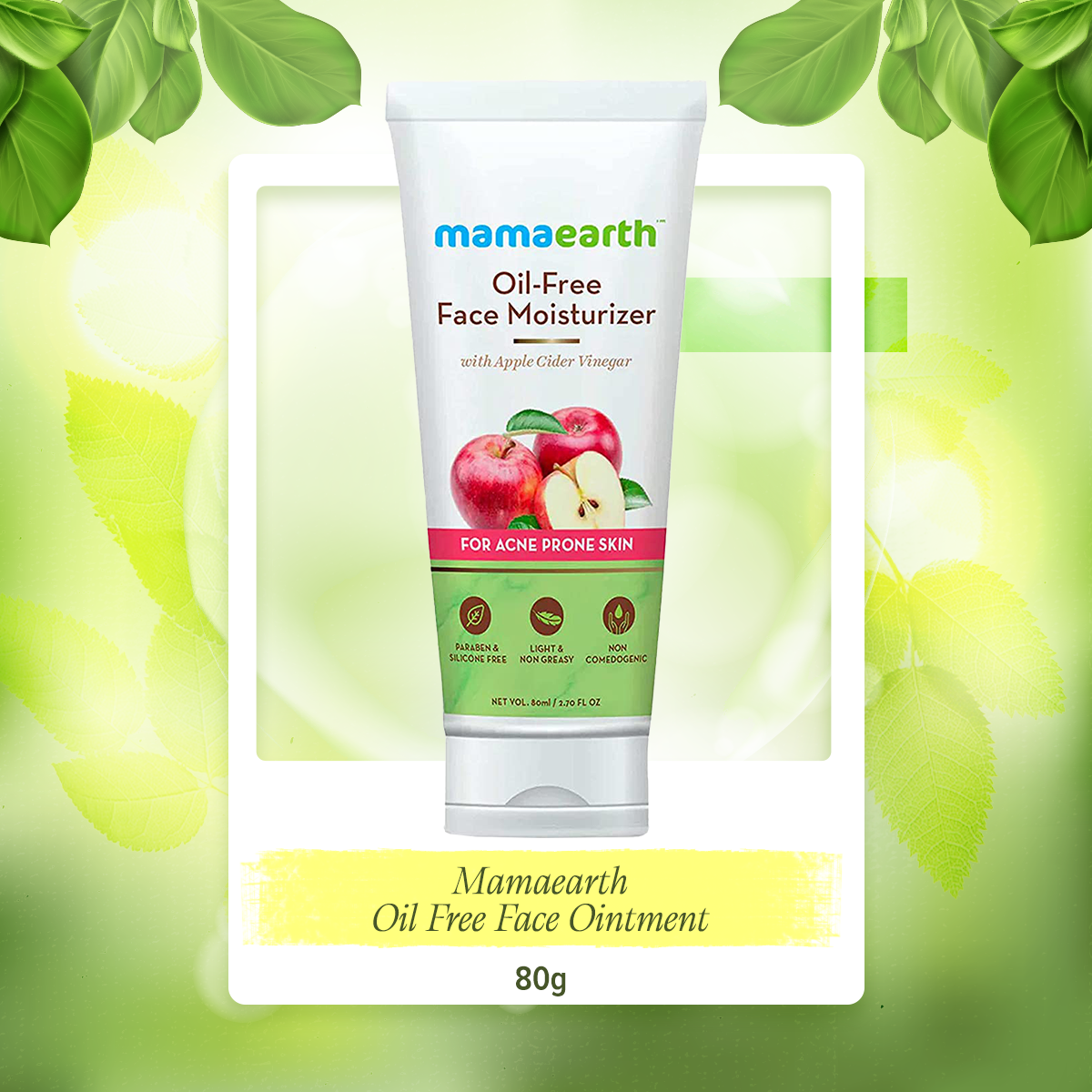Mamaearth apple cider Oil Free Face moisturizer - 80gm | Daraz.com.bd