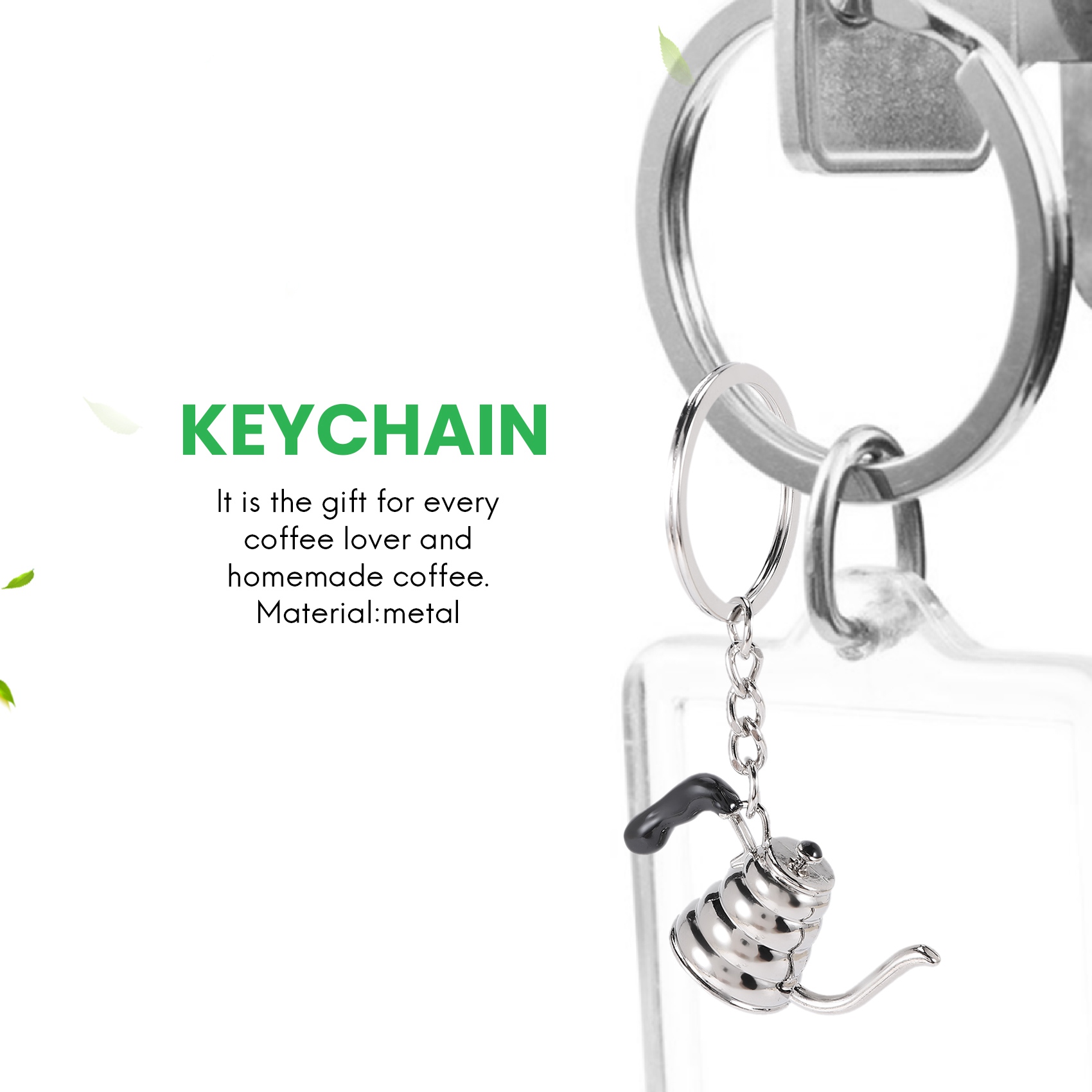 NCANRUI 5PCS Creative Barista Coffee Tamper Keychain Espresso ...