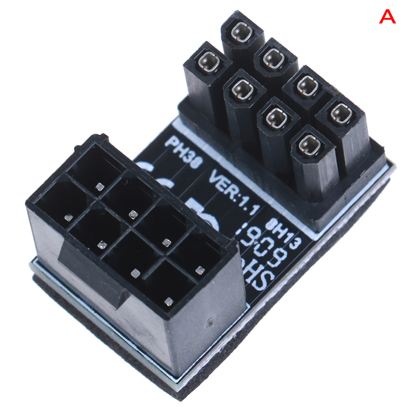 ATX 8pin Male 180 Degree to 8Pin Female Power Adapter for Desktops ...