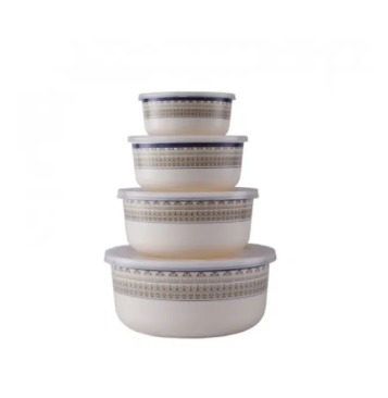 Italiano Melamine Round Bowl Set/Melamine Curry Bowl Set- 4Pcs | Daraz ...