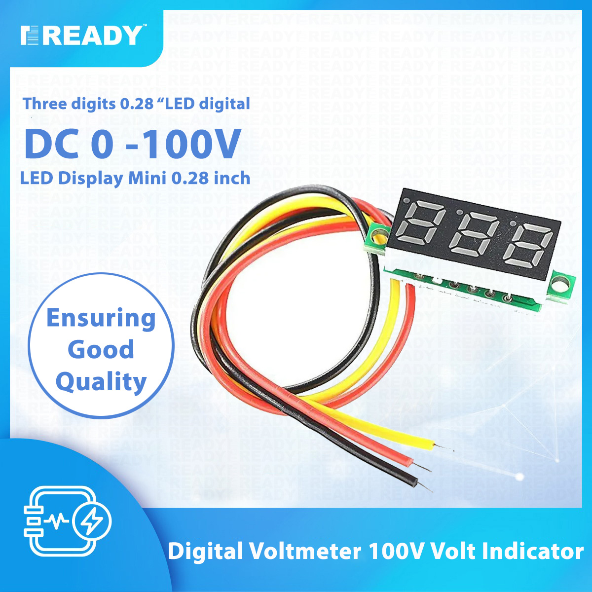 Effortless Voltage Monitoring Made Simple: Mini Digital DC Voltmeter ...