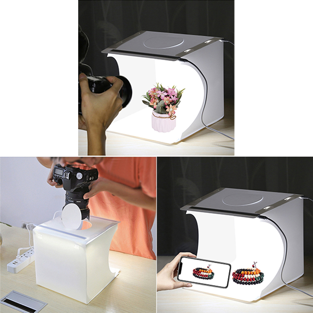 GC Mini Photography Box Kit, Portable Photo Studio Light Box With Dual ...