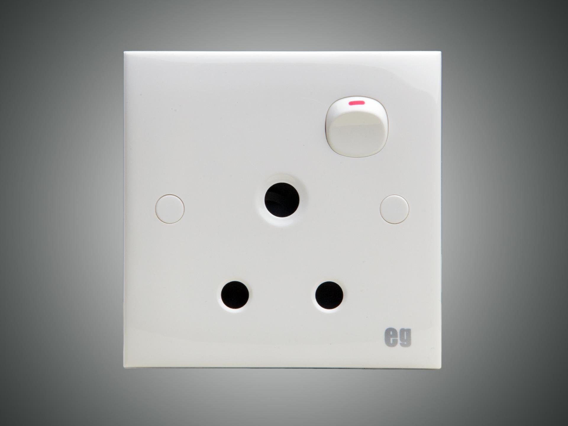 Energypac EG Series 15A 3 Pin Round A/C Socket 3Pin AC Electrical Wall ... Energypac EG Series 15A 3 Pin Round A/C Socket 3Pin AC Electrical Wall ...