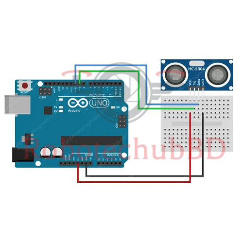 Ultrasonic Sensor Module – HC-SR04 Distance Measurement Sensor for ...