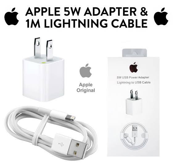 5W Charger with Adapter and Cable for iPhone and iPad | Daraz.com.bd