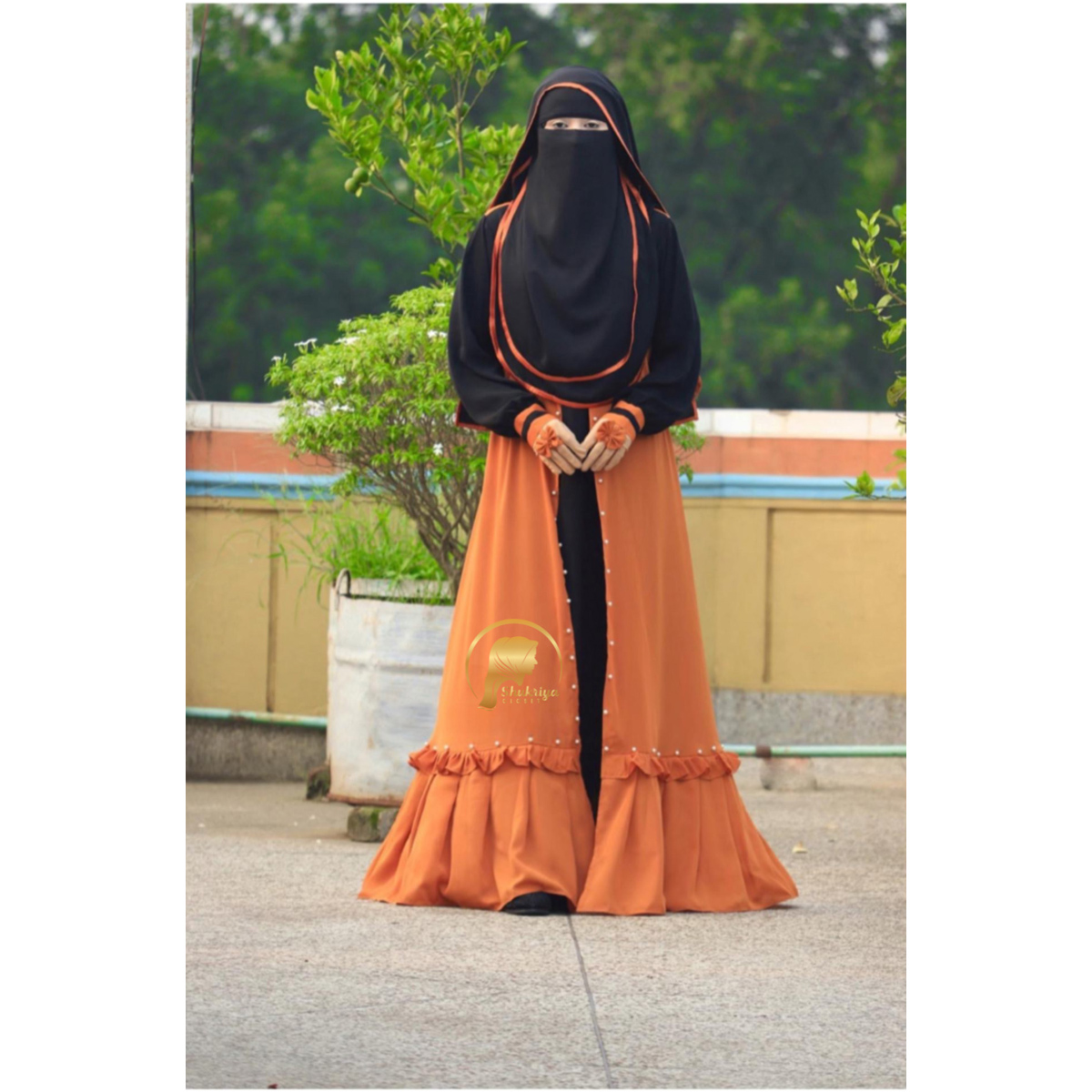 Arabian khuchi borka with hoodie niqab by Shukriya Fashion | Daraz.com.bd
