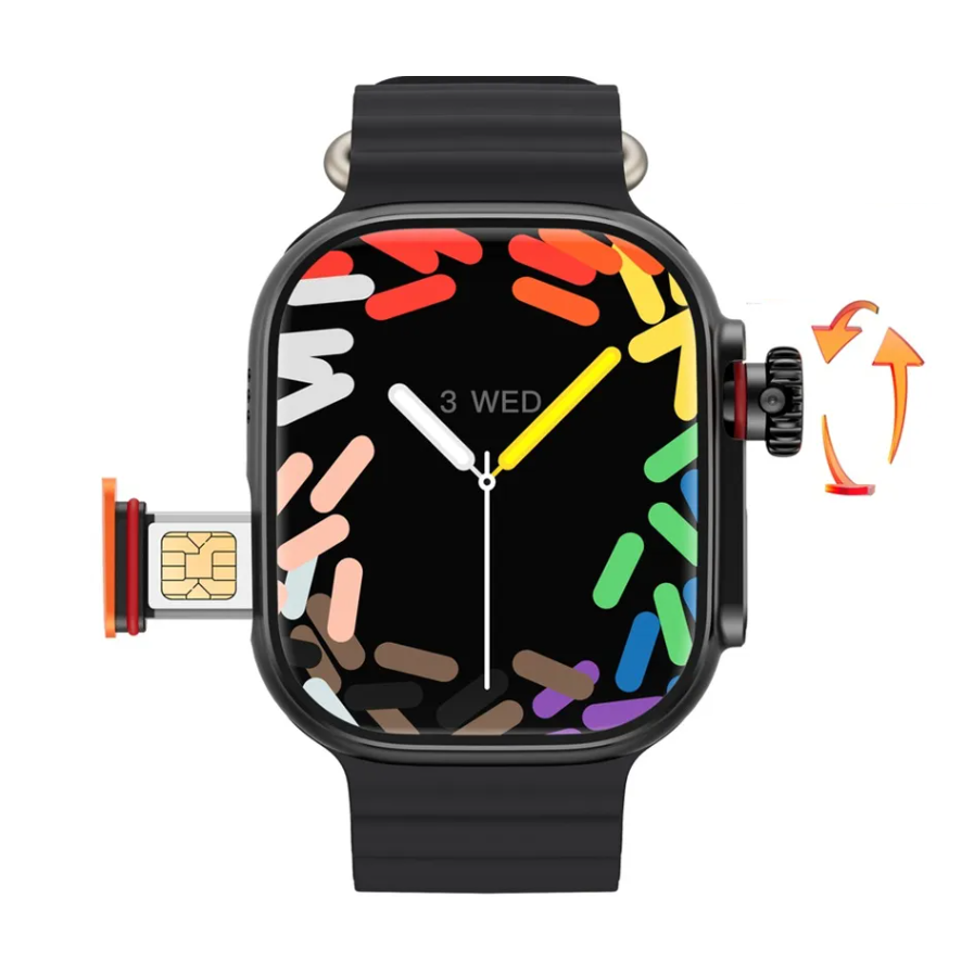 WS10 Ultra 5G Smart Watch RAM 8GB ROM 128GB Playstore Rotating Camera ...