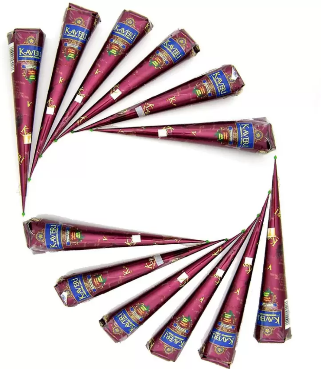 Kaveri Mehendi Cone Natural Mehedi (Pack of 12) | Daraz.com.bd