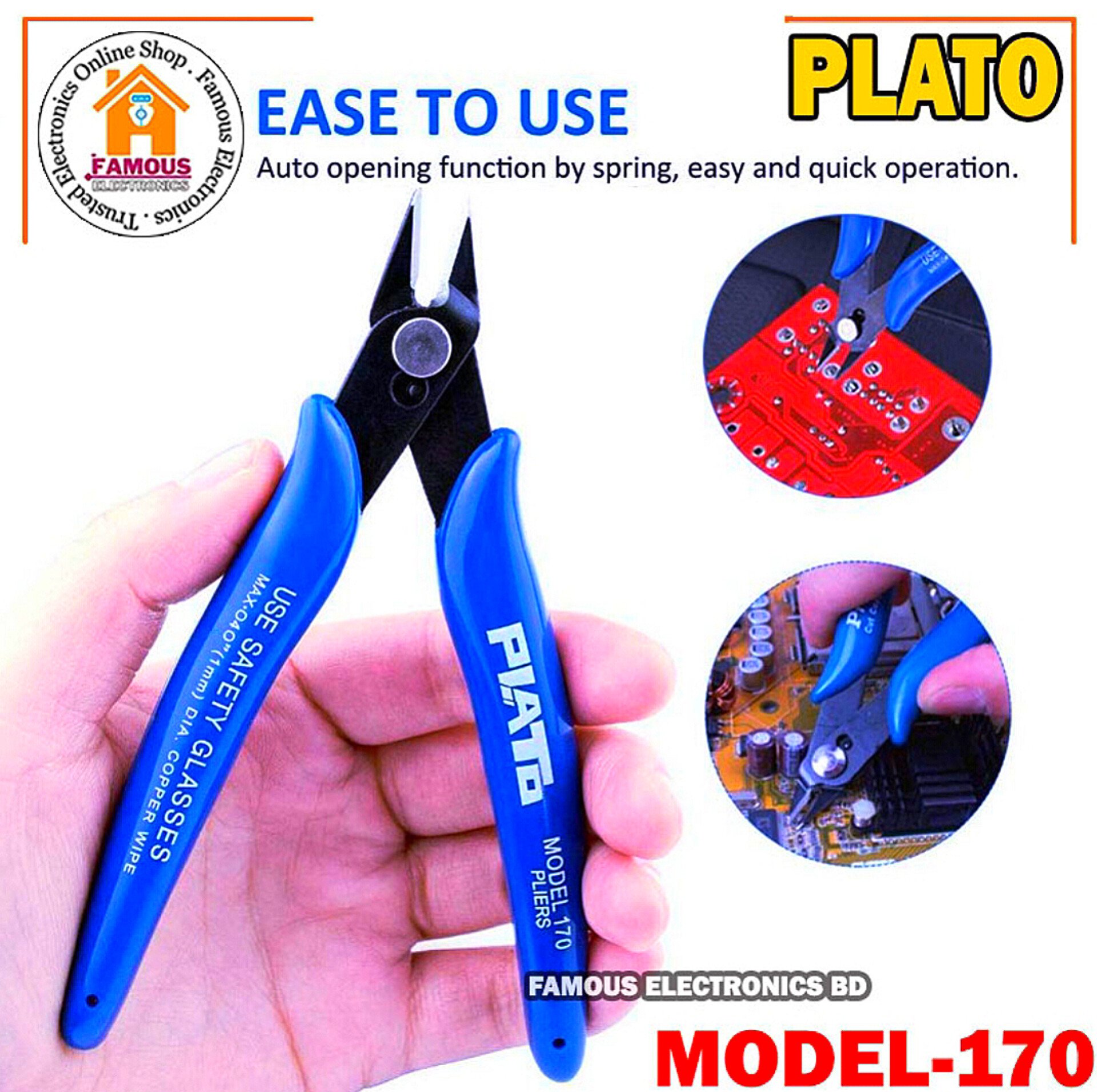 High-Quality Wire Cutter PLATO 170 Wishful Clamp DIY Electronic ...