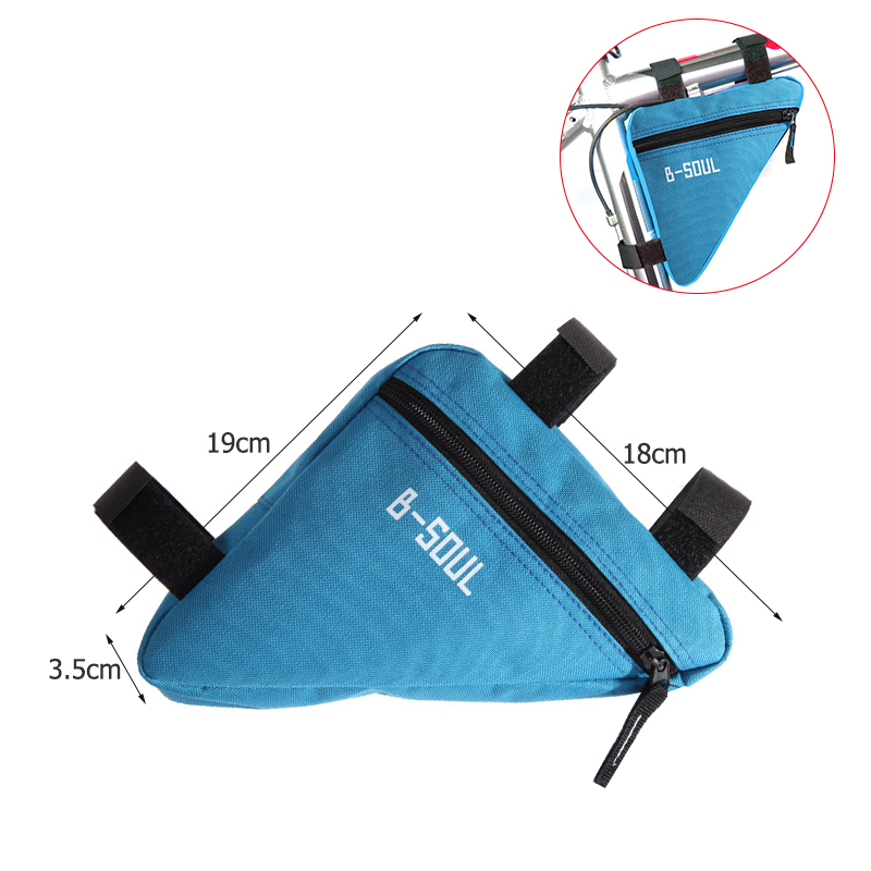 Waterproof Triangle Bicycle Bags Cycling MTB Accessories Front Tube ...