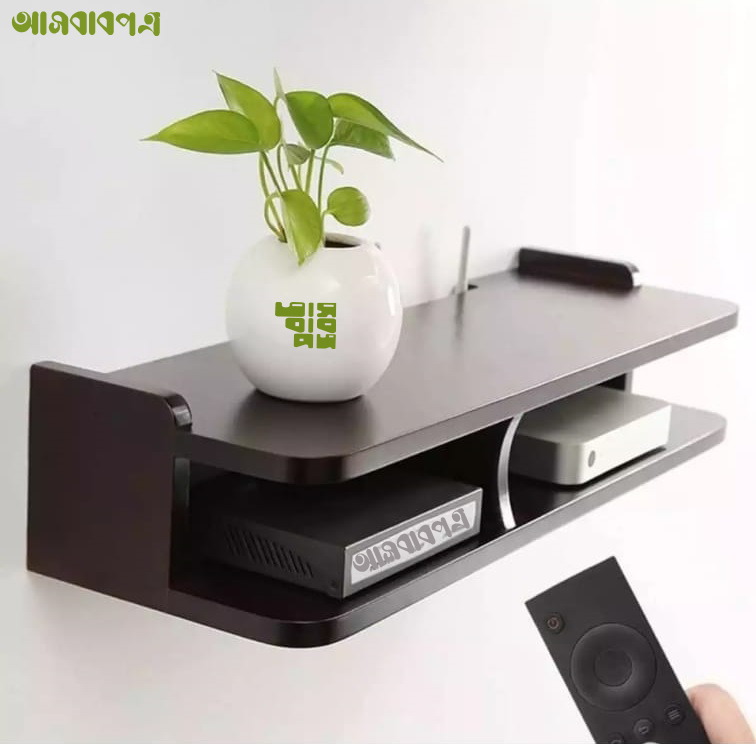 Router Shelf Wall Mounted Wifi Router shelf Height 08 Inch Width 24 ...