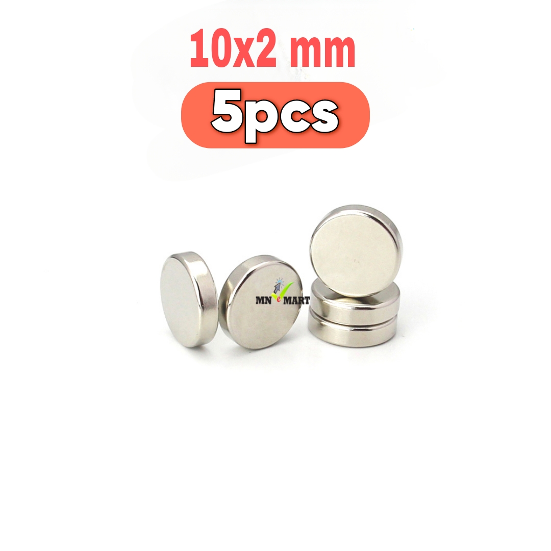 5 pcs x Round Neodymium Magnet Disk Shape N35 NdFeB Rare Earth Magnets ...