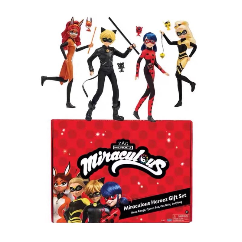 Miraculous 28cm Anime Figure Ladybug Marinette Rena Rouge Cat Noir ...