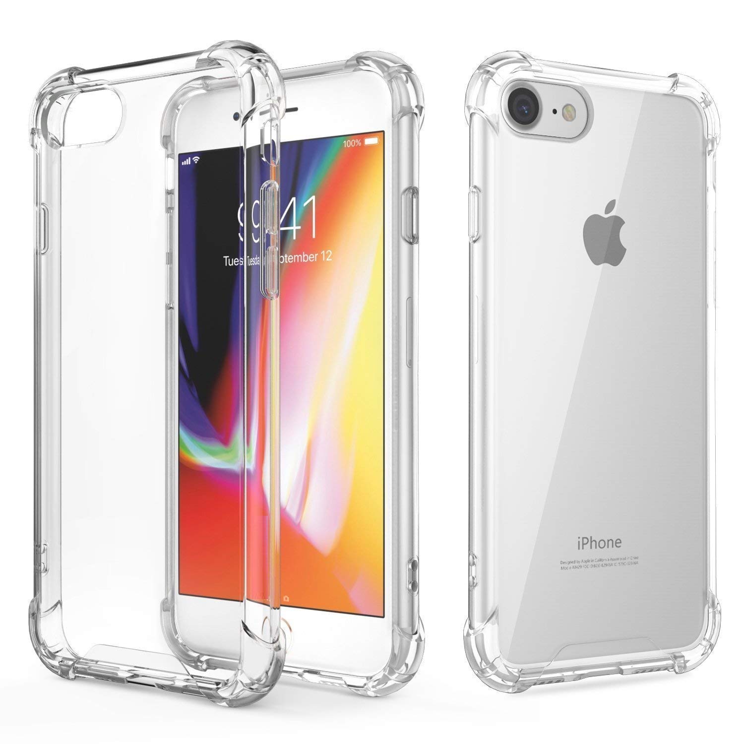 Iphone 7 Transparent Tpu Case – Slim, Flexible, Shockproof Cover With ...